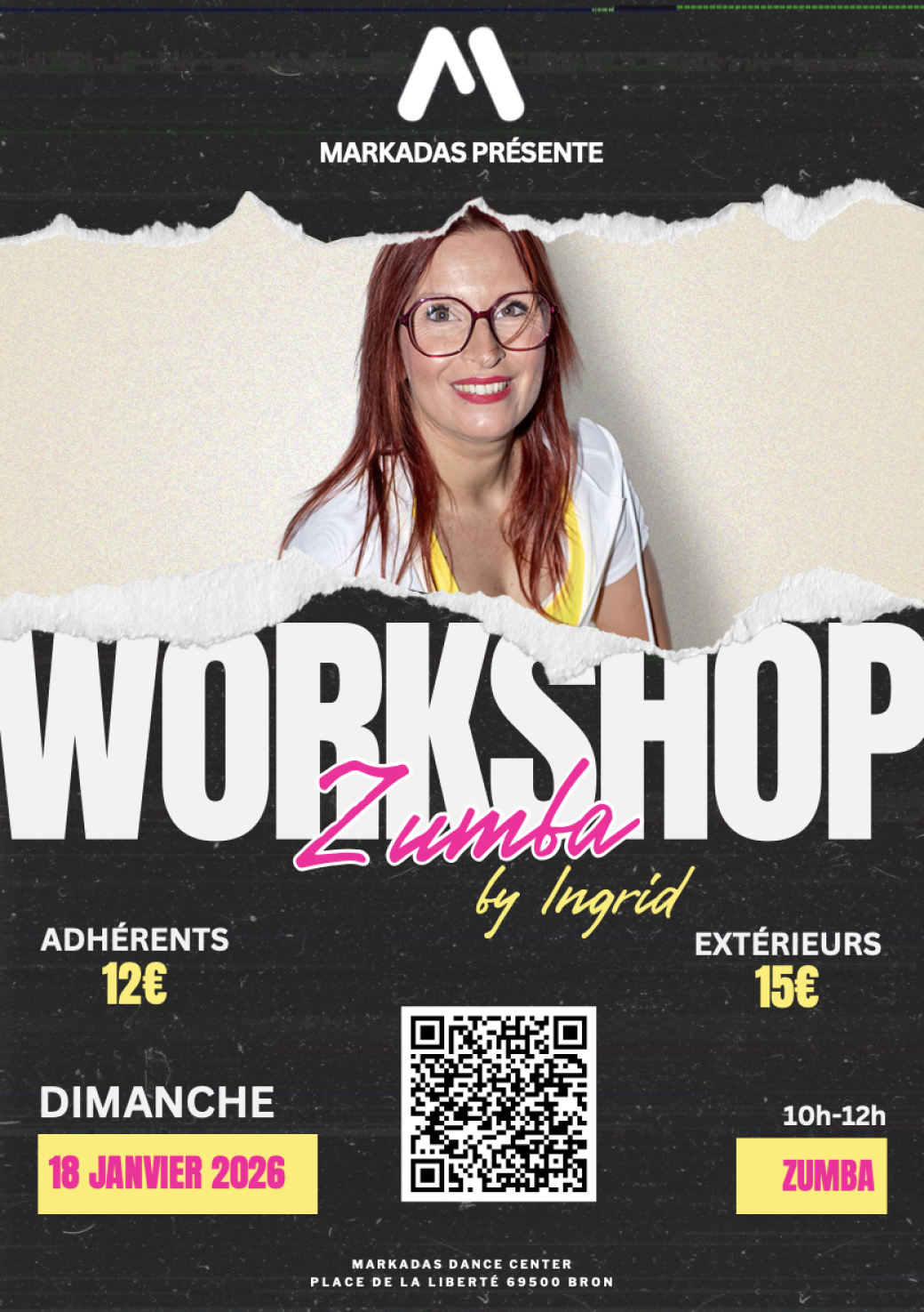 Tickets : STAGE ZUMBA w/ Ingrid - Billetweb
