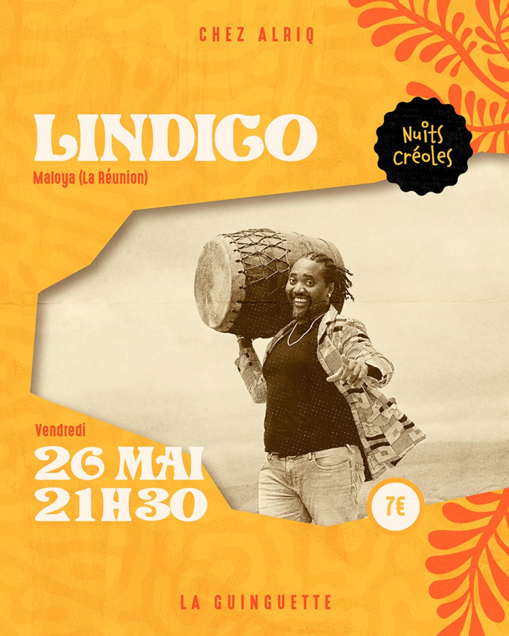 Tickets : Vendredi 26 mai: LINDIGO (Maloya / La Réunion) - Billetweb