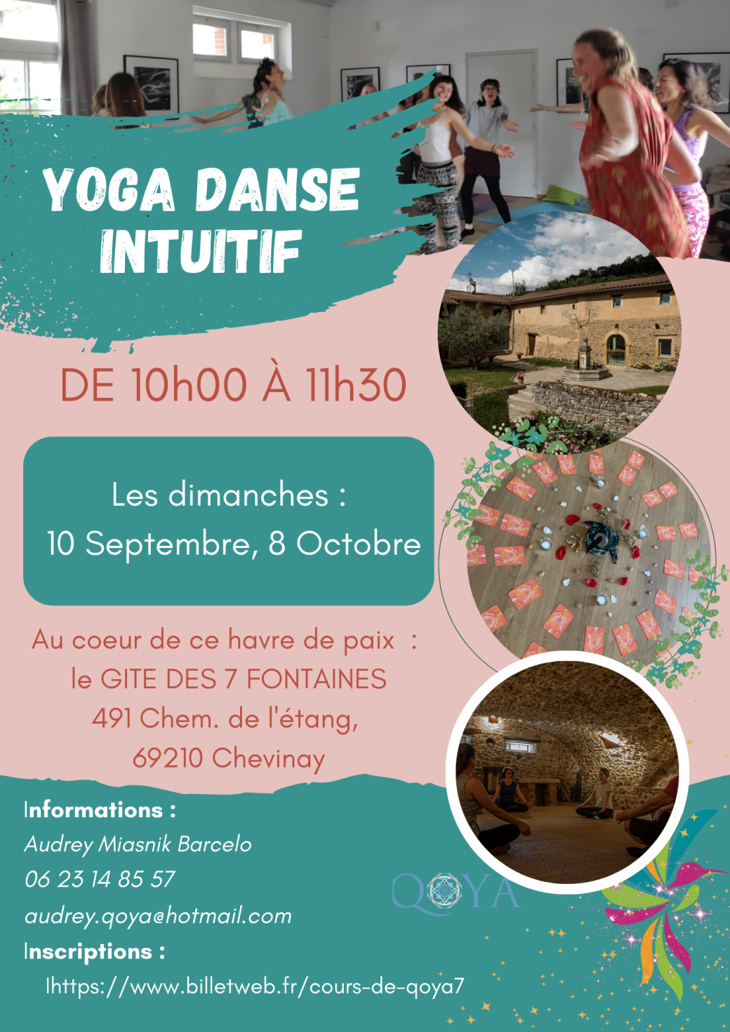 Tickets : Cours de Qoya - Billetweb