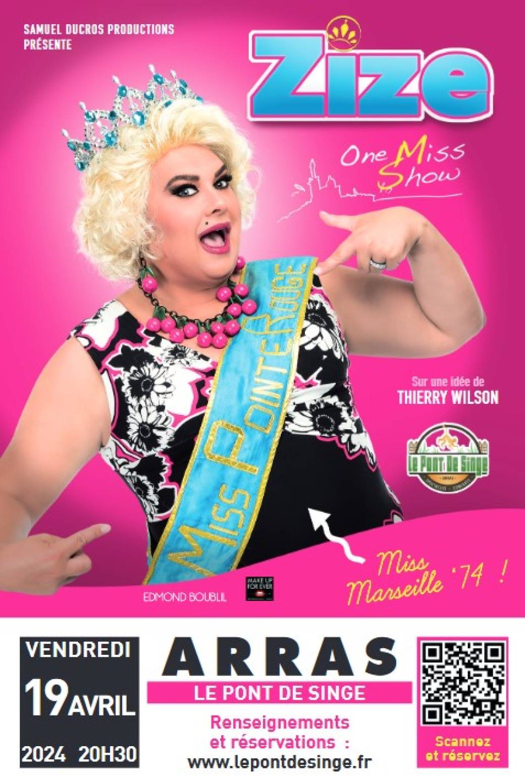 Tickets : Zize dans "One miss show" - Billetweb