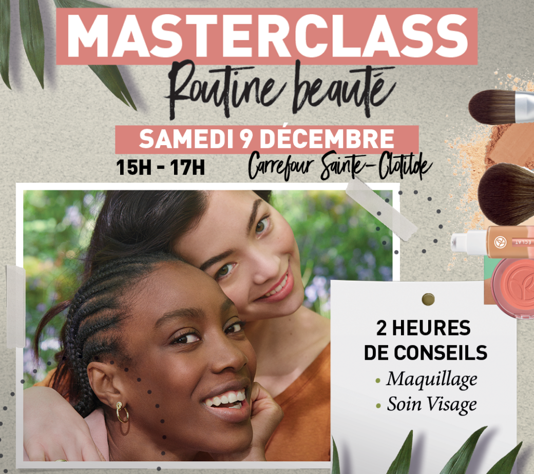 Tickets : MASTERCLASS Routine beauté & cours de maquillage - 3ème édition - Billetweb